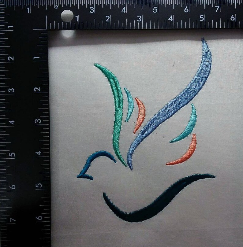 Abstract Dove Machine Embroidery Design Embroidery Designs - Etsy