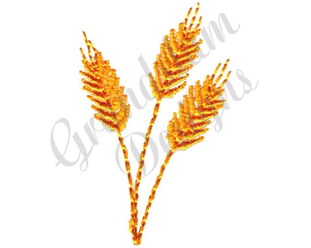 Wheat Stalk - Machine Embroidery Design, Embroidery Designs, Machine ...