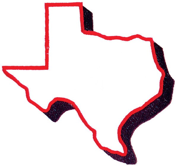 50 State Outlines in 2 Sizes - Machine Embroidery Design, Embroidery ...