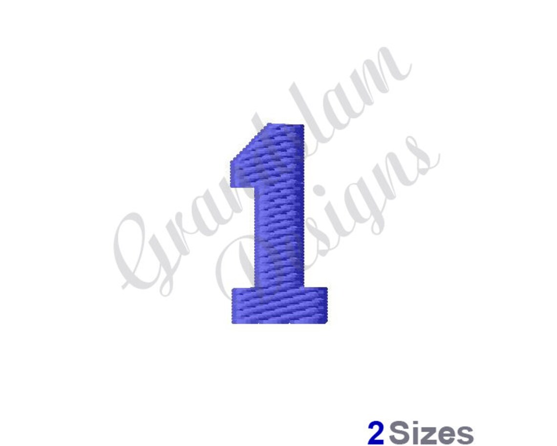 Sport Number 1 Machine Embroidery Design - Etsy