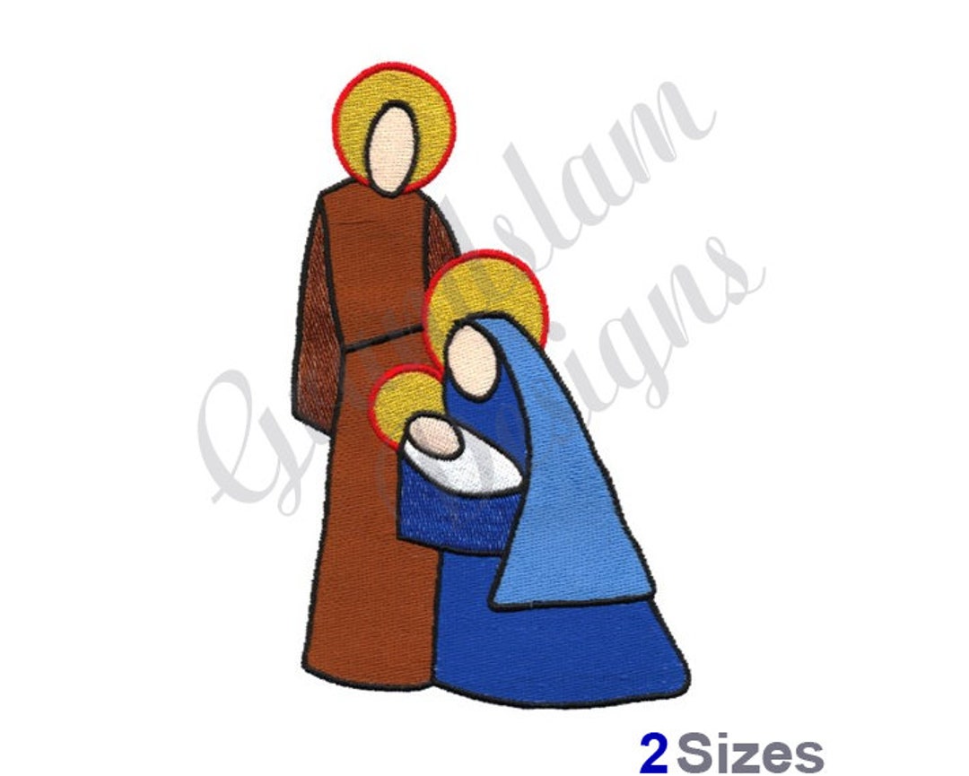 Nativity People - Machine Embroidery Design, Embroidery Designs ...