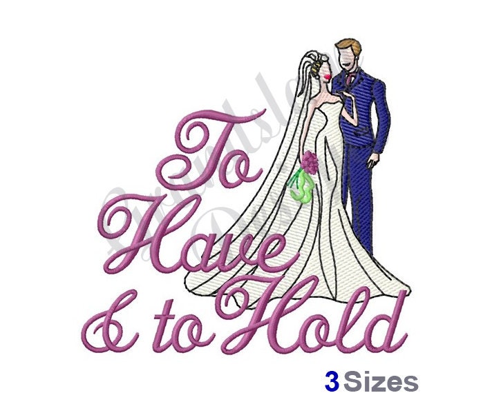 Wedding Machine Embroidery Design | Etsy
