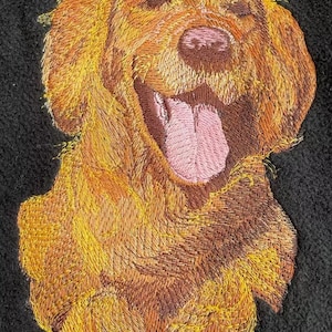 Golden Retriever -machine Embroidery Design, Embroidery Designs ...