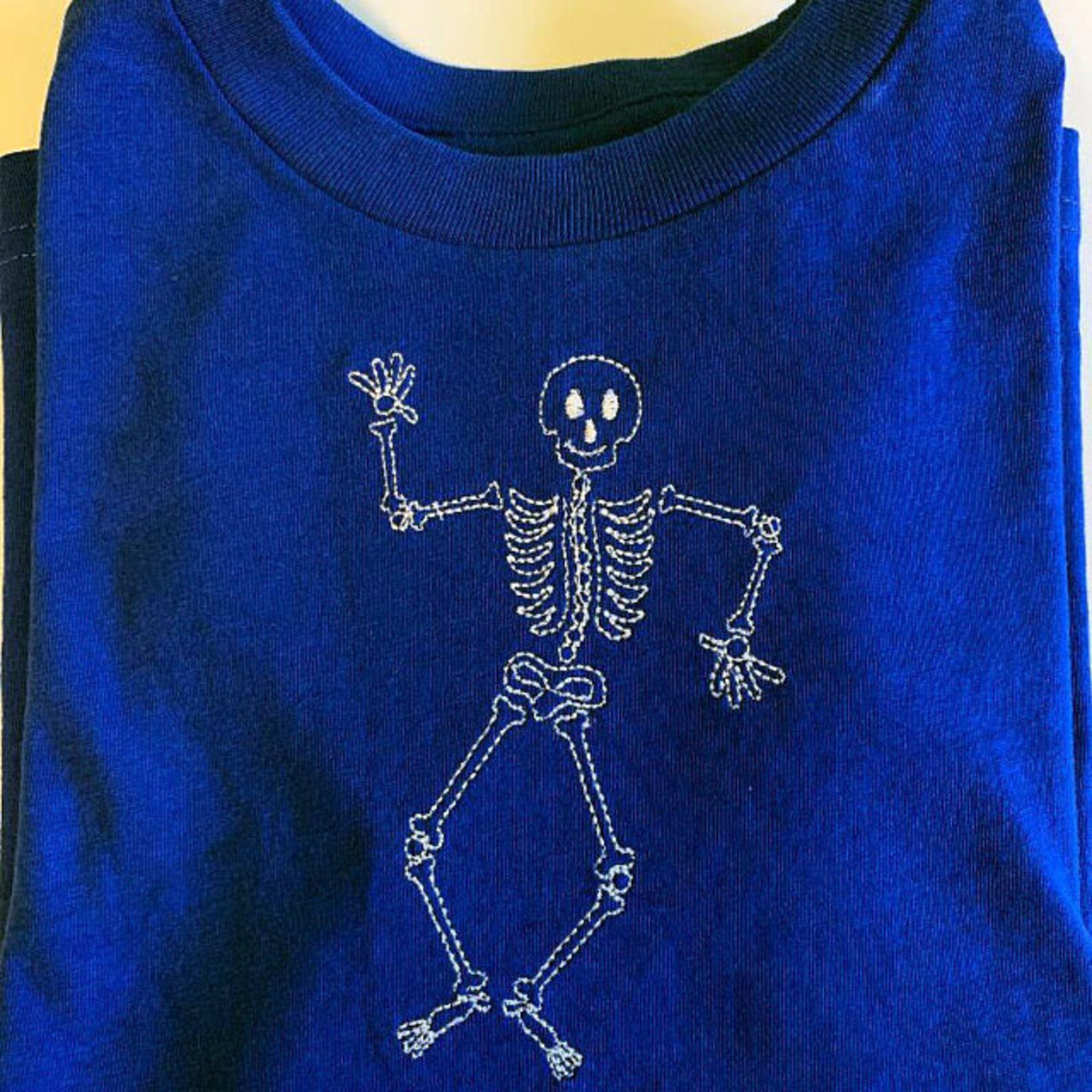 Halloween Skeleton Machine Embroidery Design - Etsy
