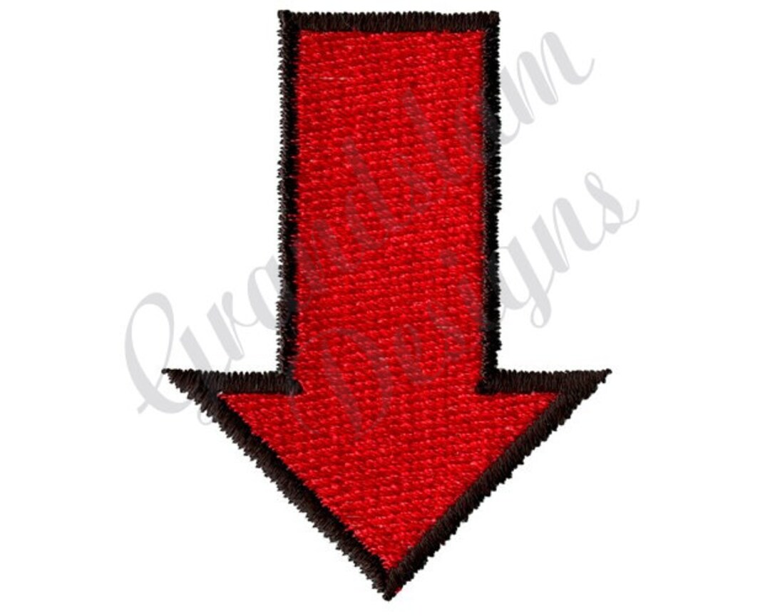 Red Arrow - Machine Embroidery Design - Etsy