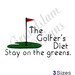 Golf Green - Machine Embroidery Design - Etsy