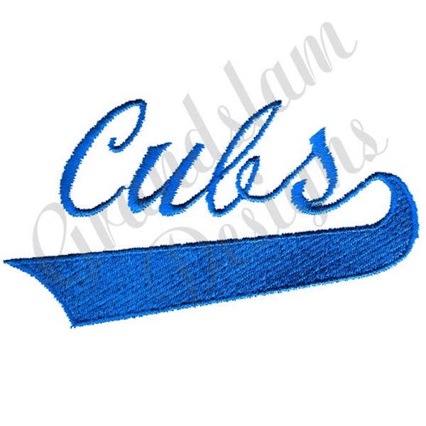 Chicago Cubs Embroidery Design - Etsy