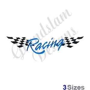 Racing Logo - Machine Embroidery Design - Etsy