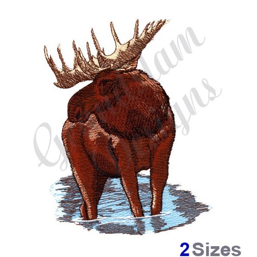 Whitetail Deer Scene Machine Embroidery Design - Etsy