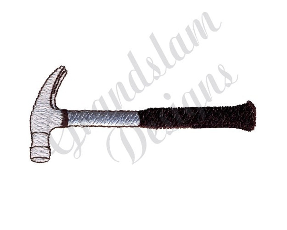 Claw Hammer Machine Embroidery Design | Etsy