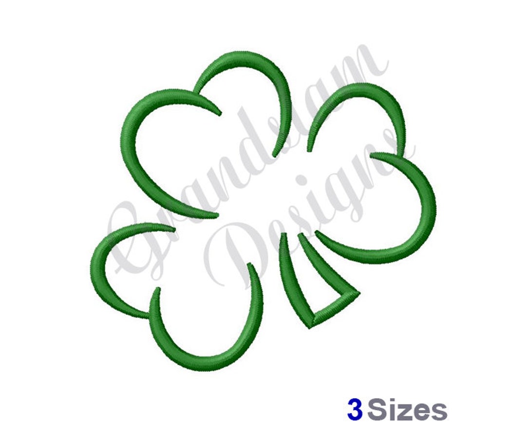 Shamrock - Machine Embroidery Design - Etsy