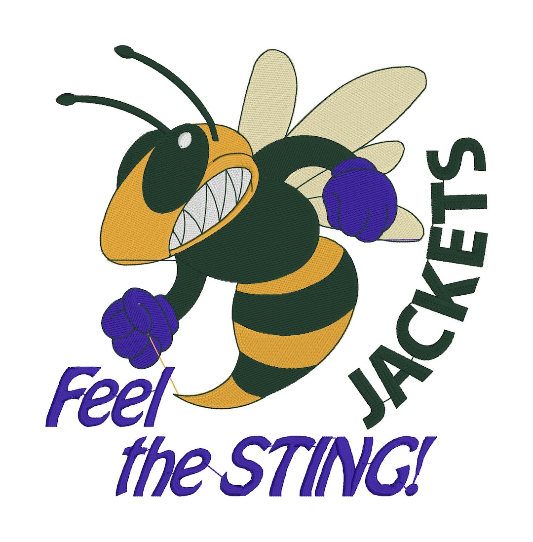 Yellow Jackets - Machine Embroidery Design, Embroidery Designs, Machine ...
