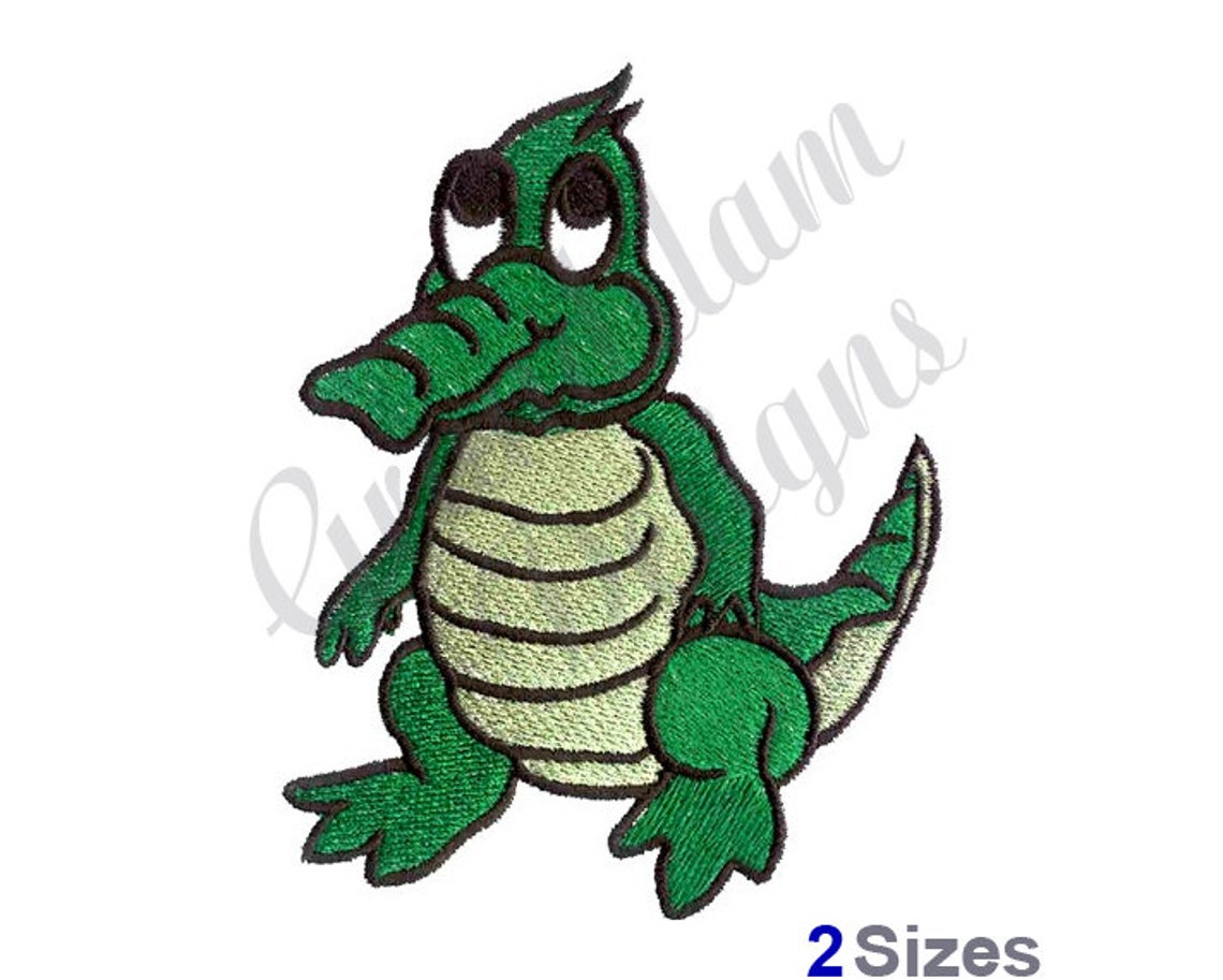 Cute Baby Alligator - Machine Embroidery Design, Embroidery Designs ...