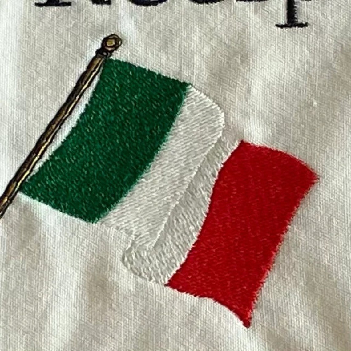 Italian Flag - Machine Embroidery Design, Embroidery Designs, Machine ...