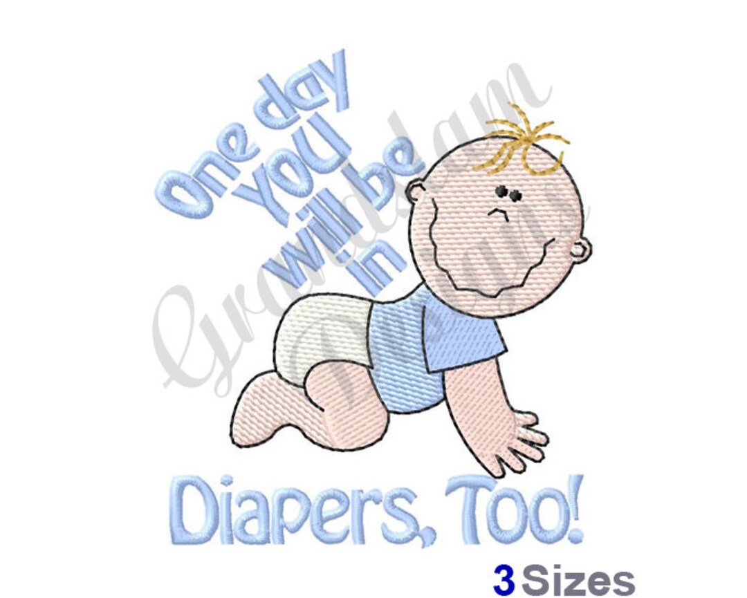 Baby Boy Diapers - Machine Embroidery Design - Etsy