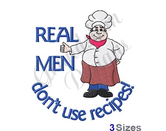 Pizza Chef Machine Embroidery Design - Etsy