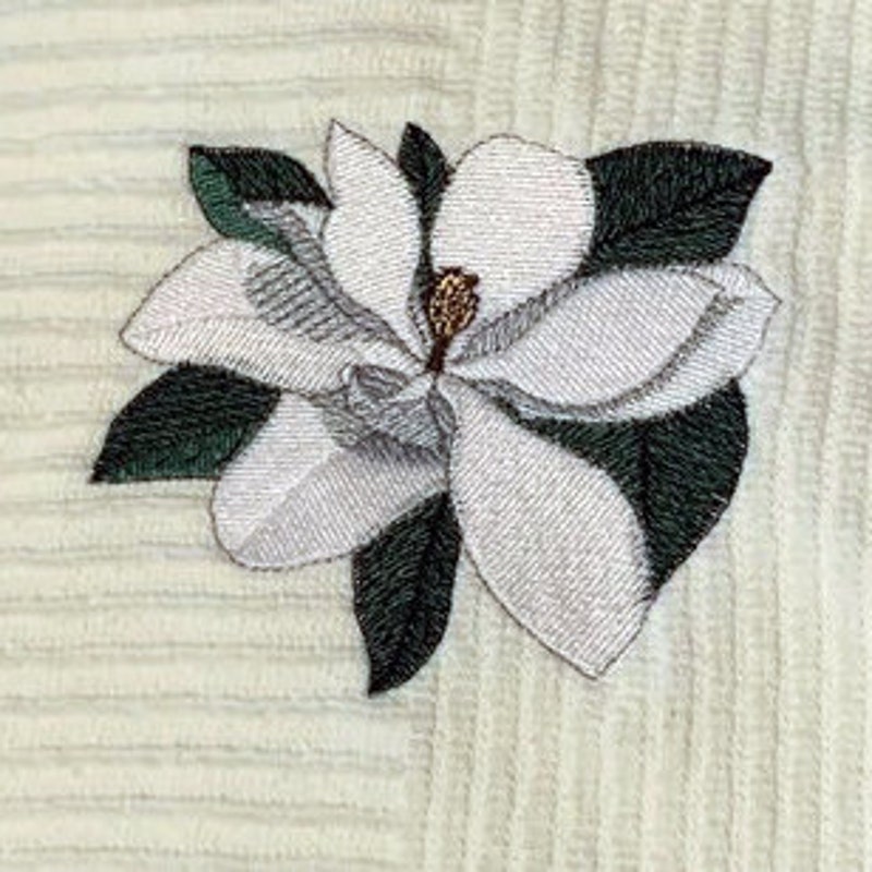 Magnolia Tree Embroidery - Etsy