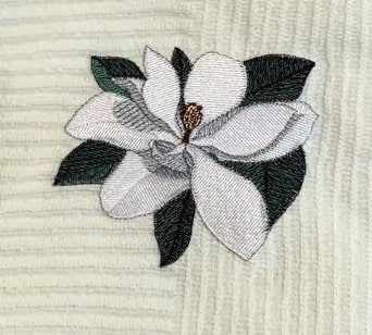 Magnolia Flower Machine Embroidery Design - Etsy