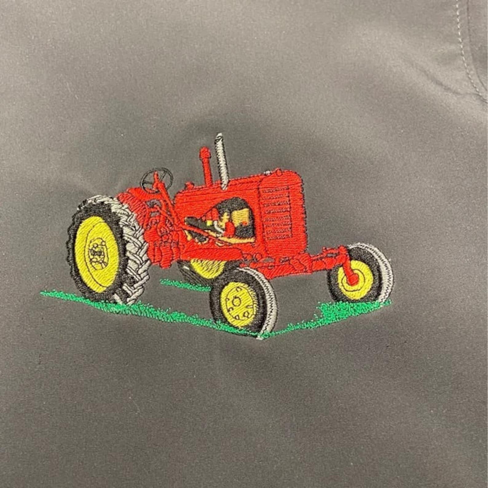 Classic Tractor Machine Embroidery Design - Etsy
