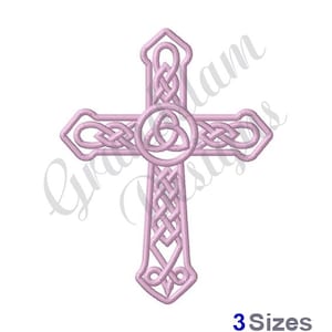 Celtic Knot Cross Outline - Machine Embroidery Design, Embroidery ...