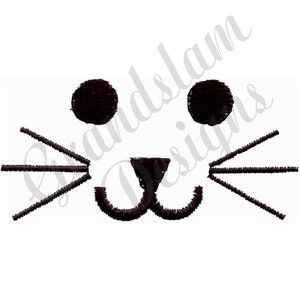Kitty Cat Face - Machine Embroidery Design, Face Mask, Face Cover ...