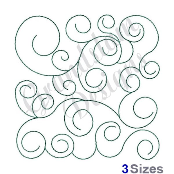 Edge to Edge Quilting Design for Embroidery Machine - Etsy