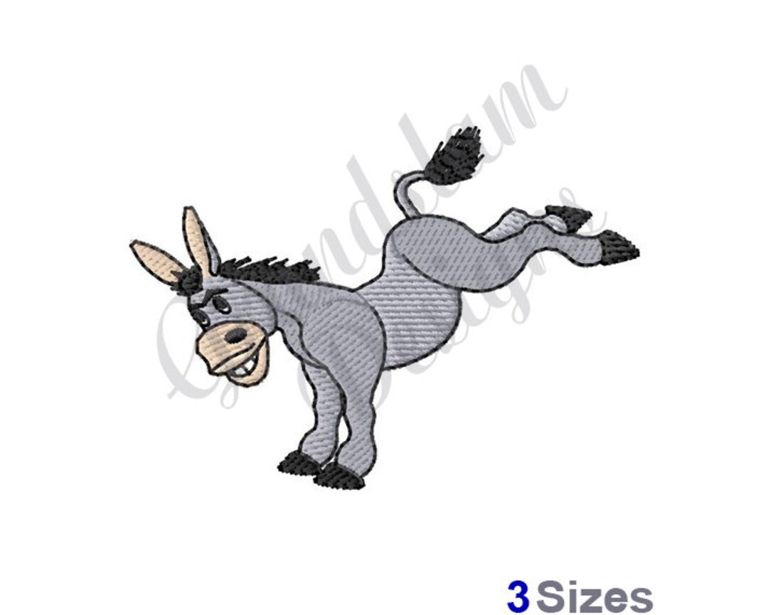 Donkey Kick Machine Embroidery Design, Embroidery Designs, Machine ...
