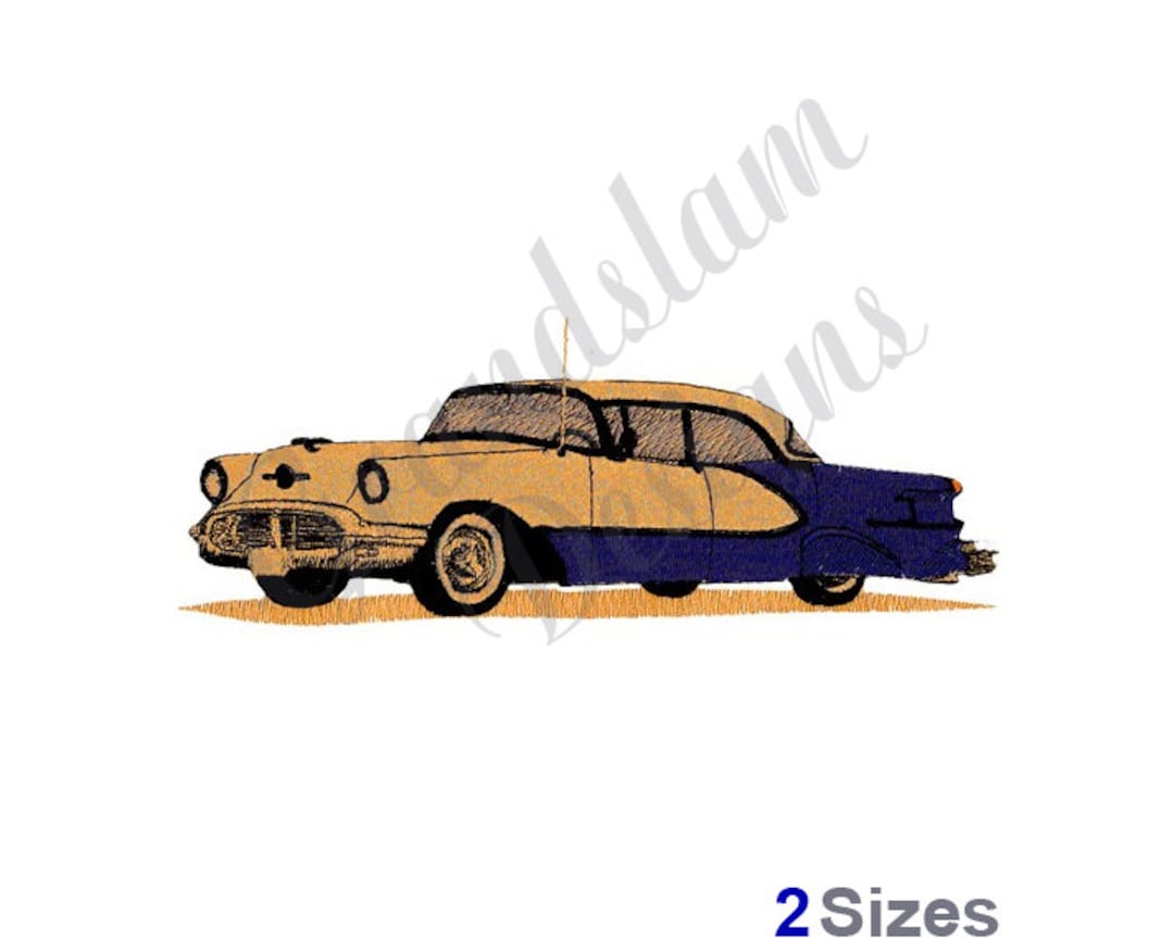 Classic Car - Machine Embroidery Design - Etsy