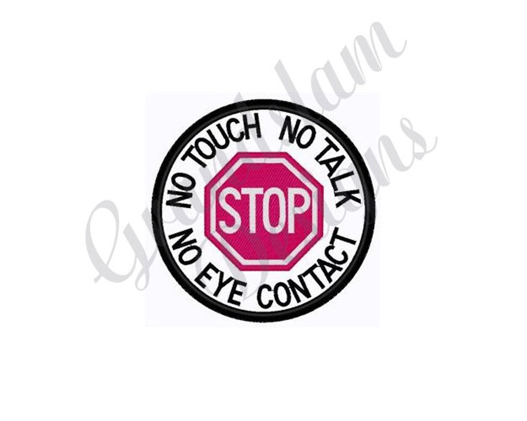 No Touch Patch - Machine Embroidery Design, Embroidery Designs, Machine ...