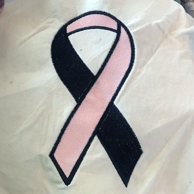 Male Breast Cancer Ribbon Machine Embroidery Design - Etsy