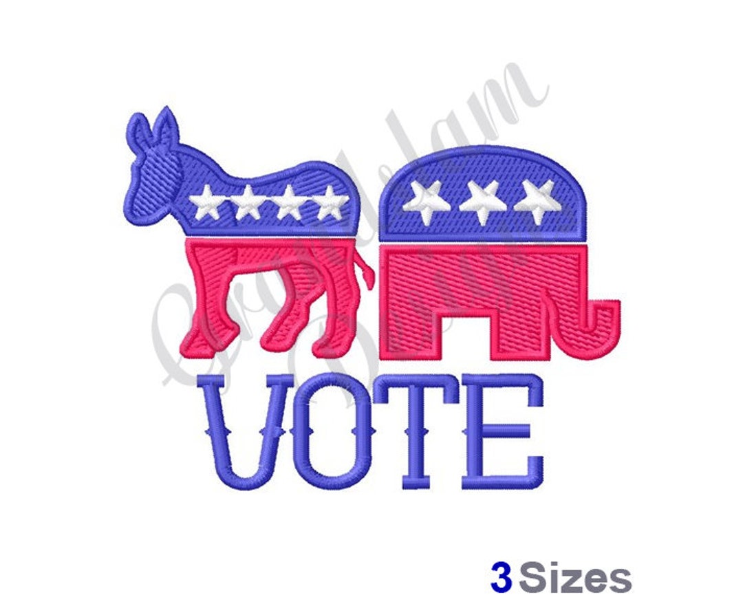 Vote - Machine Embroidery Design, Embroidery Designs, Machine ...