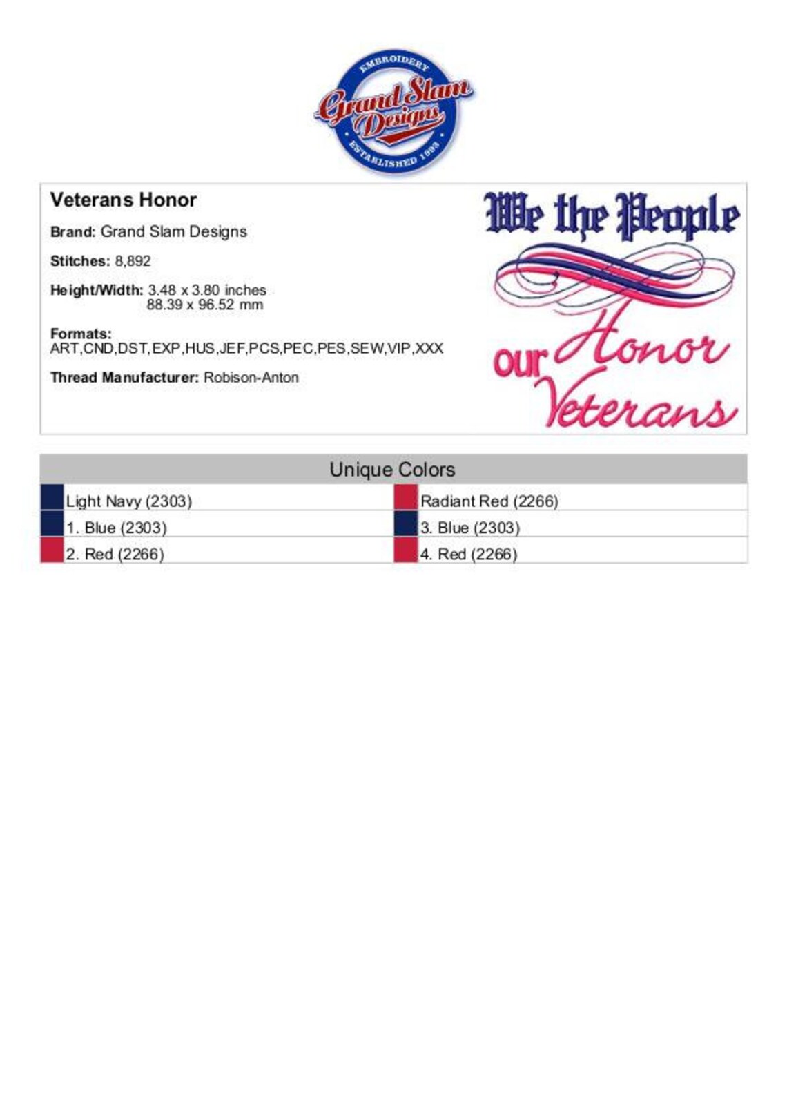 Veterans Honor - Machine Embroidery Design - Etsy