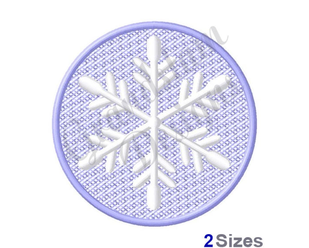FSL Snowflake Circle - Machine Embroidery Design, Embroidery Designs ...