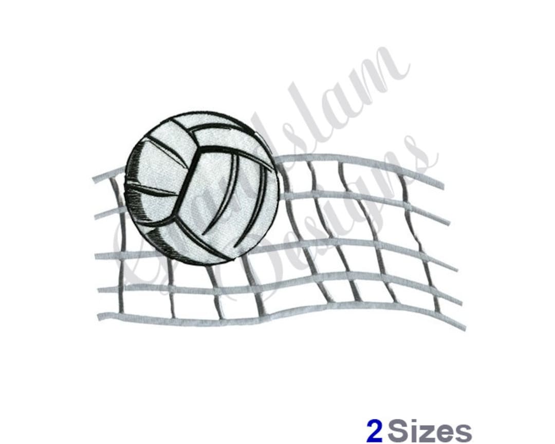 Volleyball Net - Machine Embroidery Design - Etsy