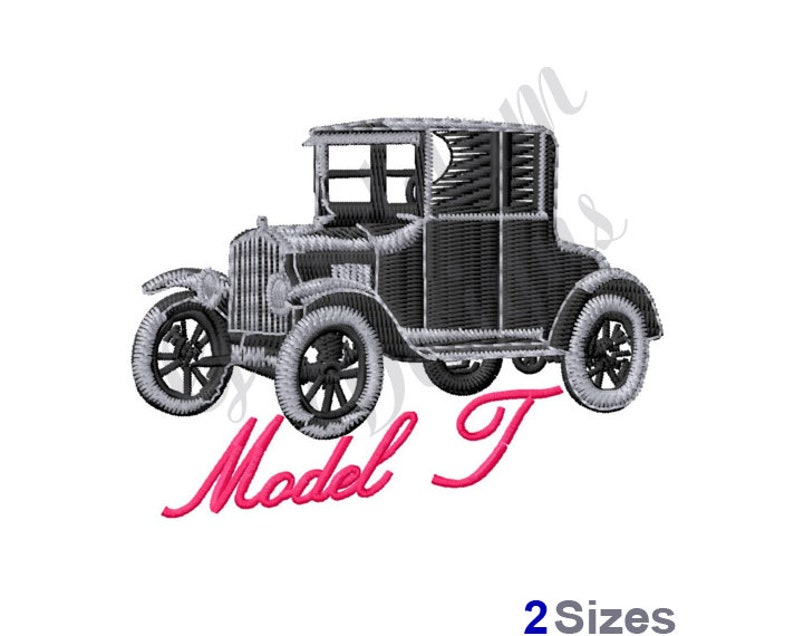 Model T Car Machine Embroidery Design | Etsy