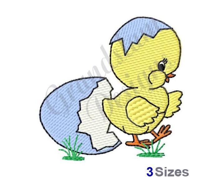 Baby Chick Machine Embroidery Design - Etsy