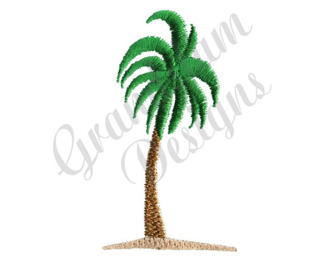 Palm Tree - Machine Embroidery Design - Etsy