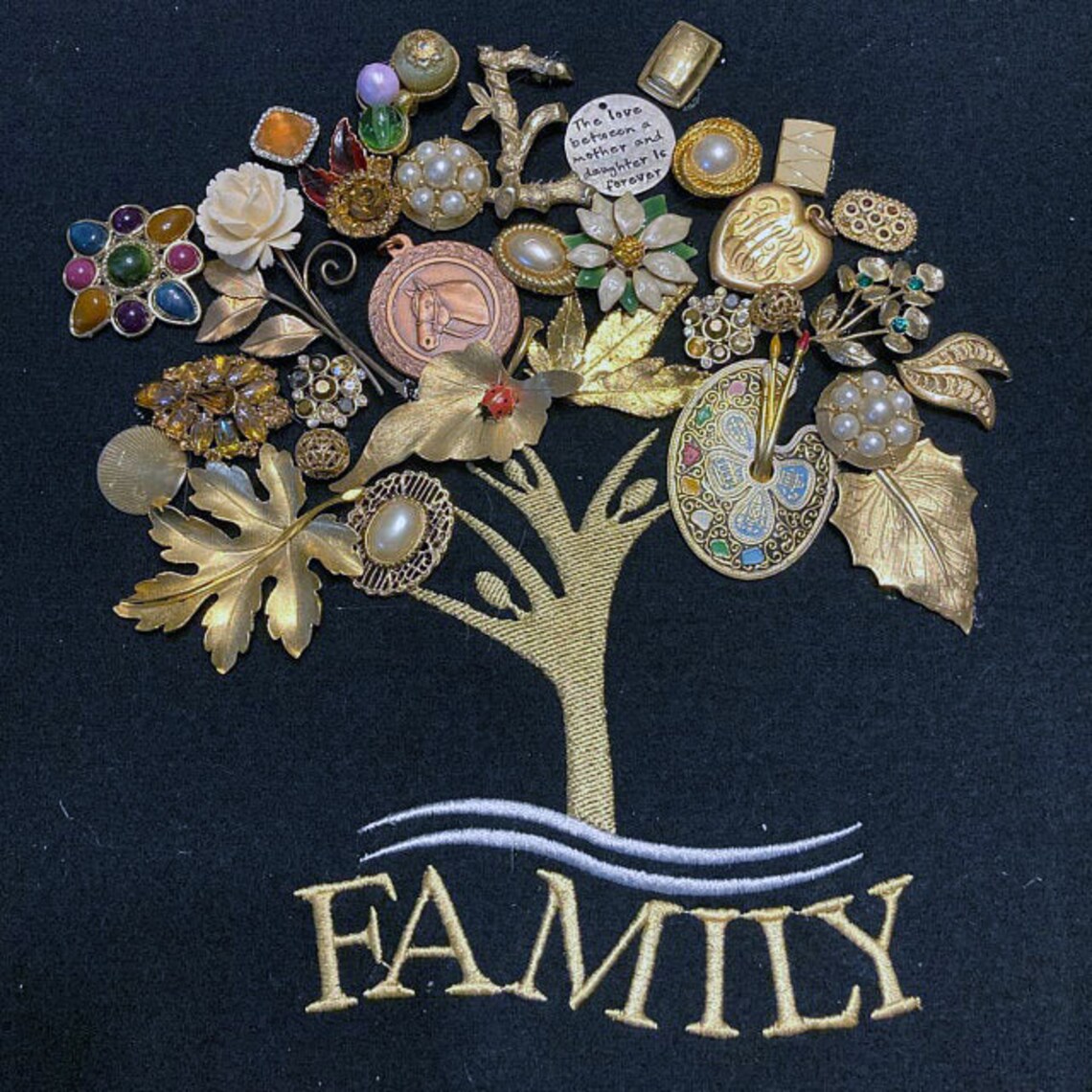 Family Tree Machine Embroidery Design - Etsy