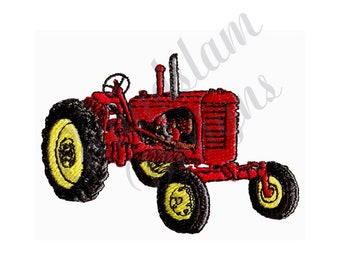 Mini Tractor Embroidery Design Small Tractor Machine - Etsy