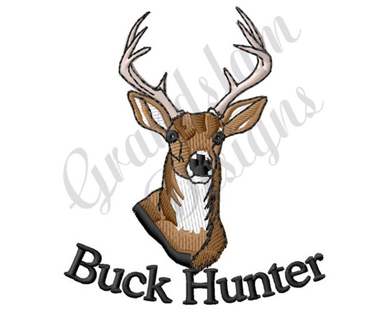 Deer Buck Hunter Machine Embroidery Design - Etsy
