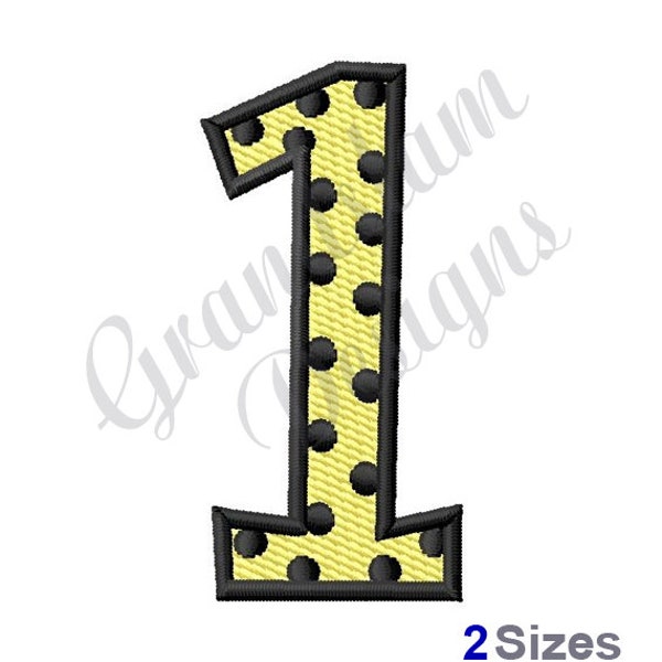 Polka Dot Number - Etsy