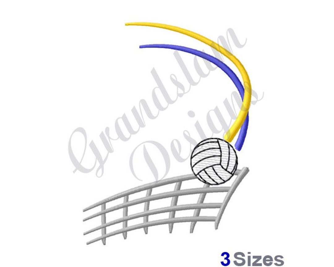 Volleyball Net - Machine Embroidery Design, Embroidery Designs, Machine ...