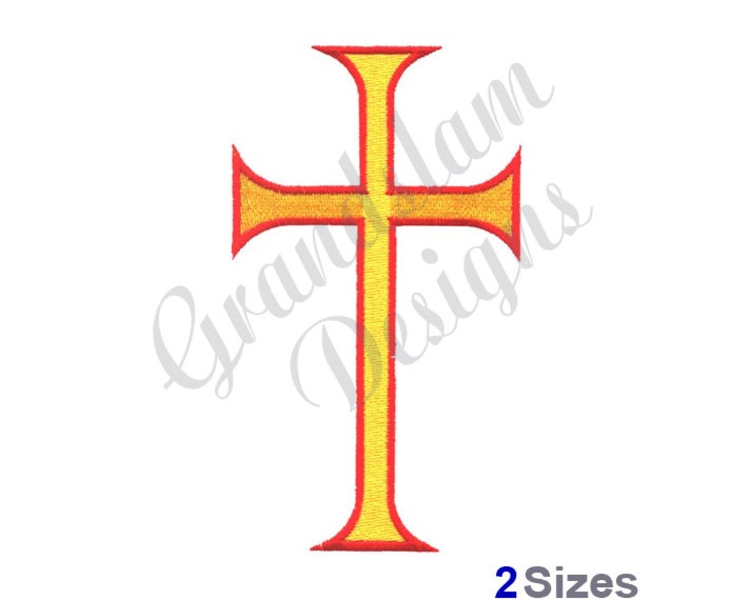 Cross - Machine Embroidery Design - Etsy