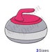 Curling Stone Rock - Machine Embroidery Design, Embroidery Designs ...
