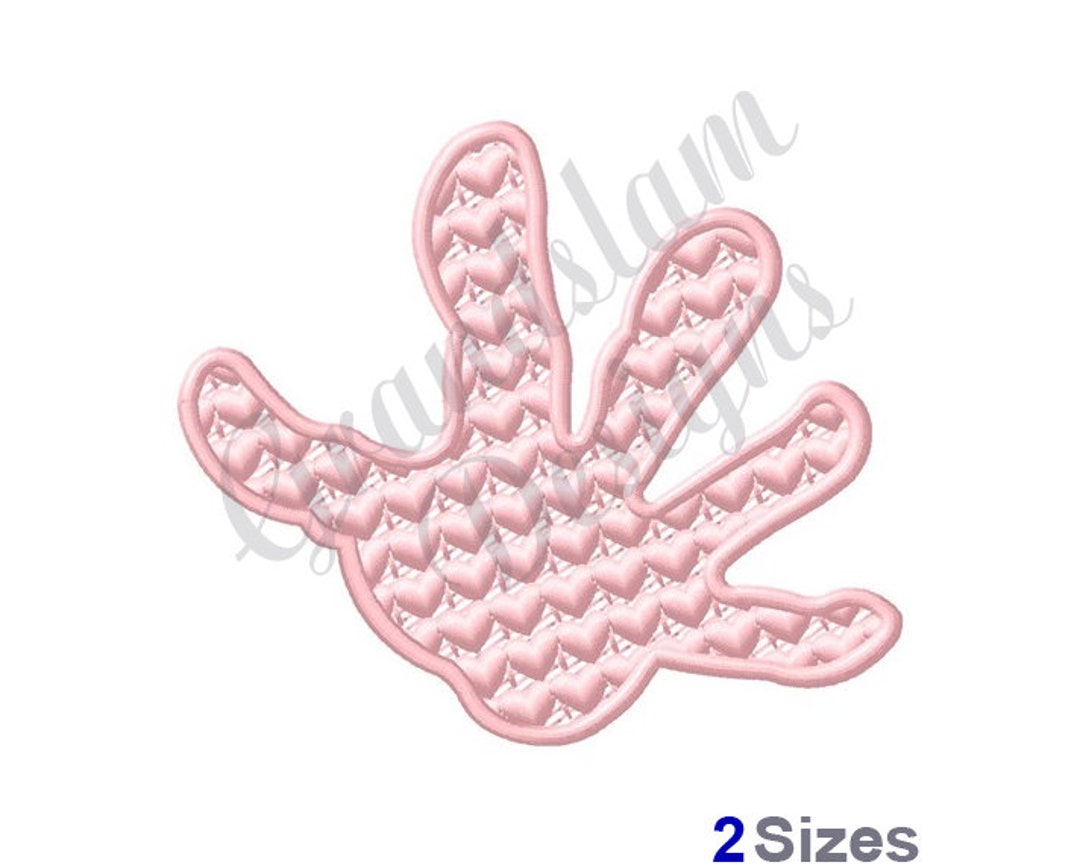 Fsl Baby Hand - Machine Embroidery Design, Embroidery Designs, Machine ...