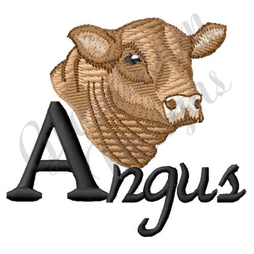 Calf Machine Embroidery Design - Etsy