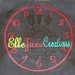 Clock Face Machine Embroidery Design - Etsy