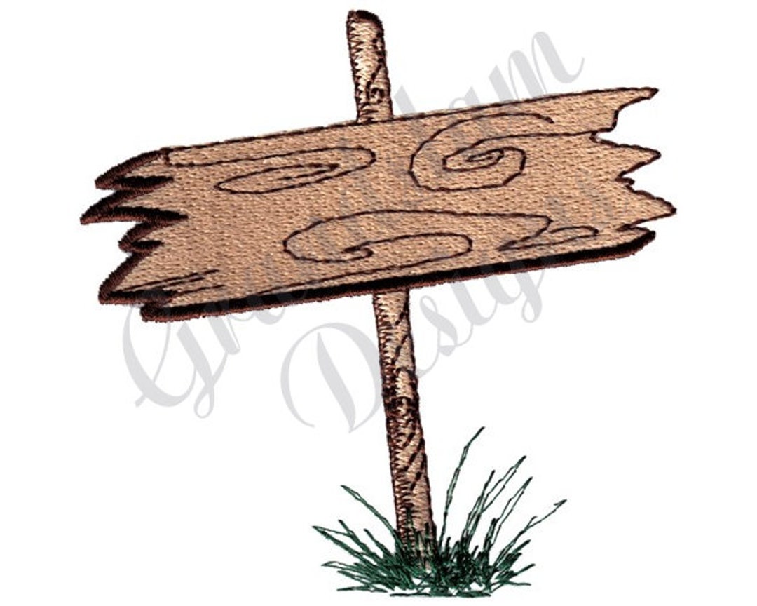 Wood Sign - Machine Embroidery Design, Embroidery Designs, Machine ...