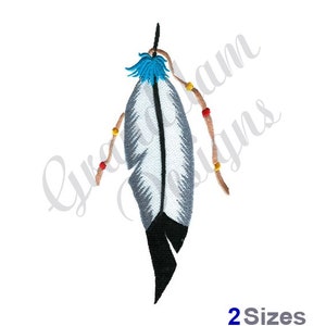Indian Feather - Machine Embroidery Design - Etsy