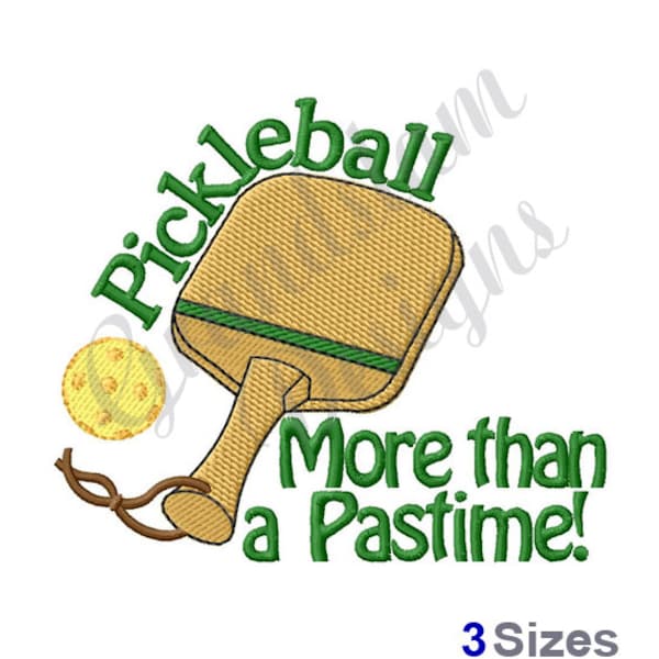 Pickleball Embroidery Designs - Etsy